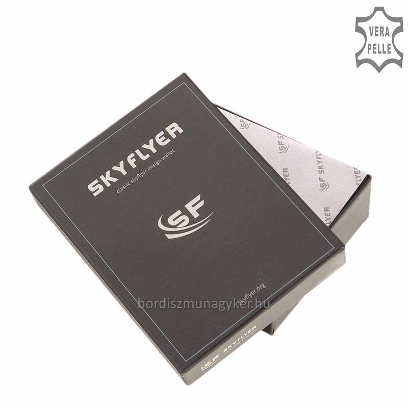 Portefeuille homme en cuir Skyflyer SF09 / T - Bőrdíszműnagyker